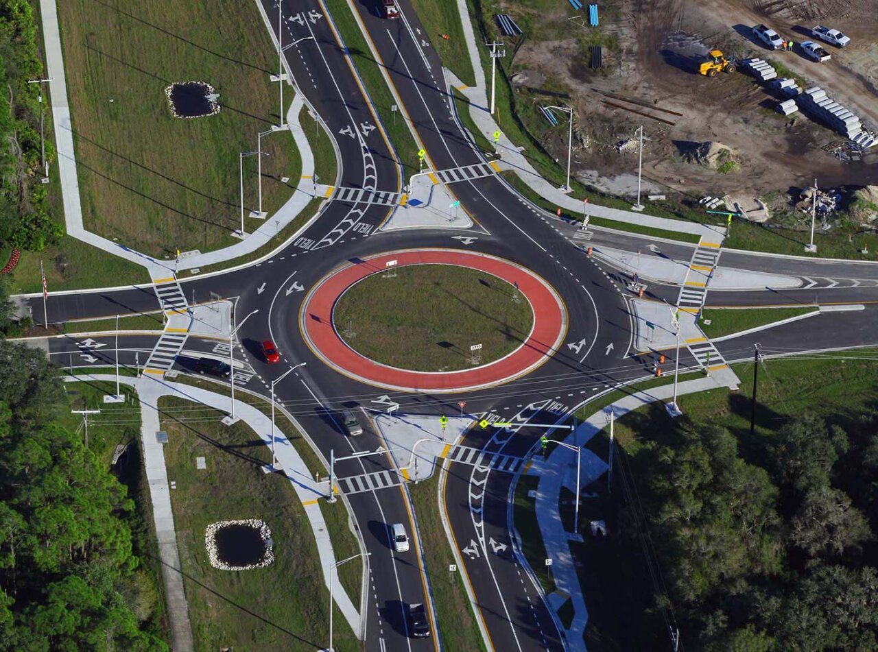 SR 64 at Greyhawk Blvd Roundabout | PGA